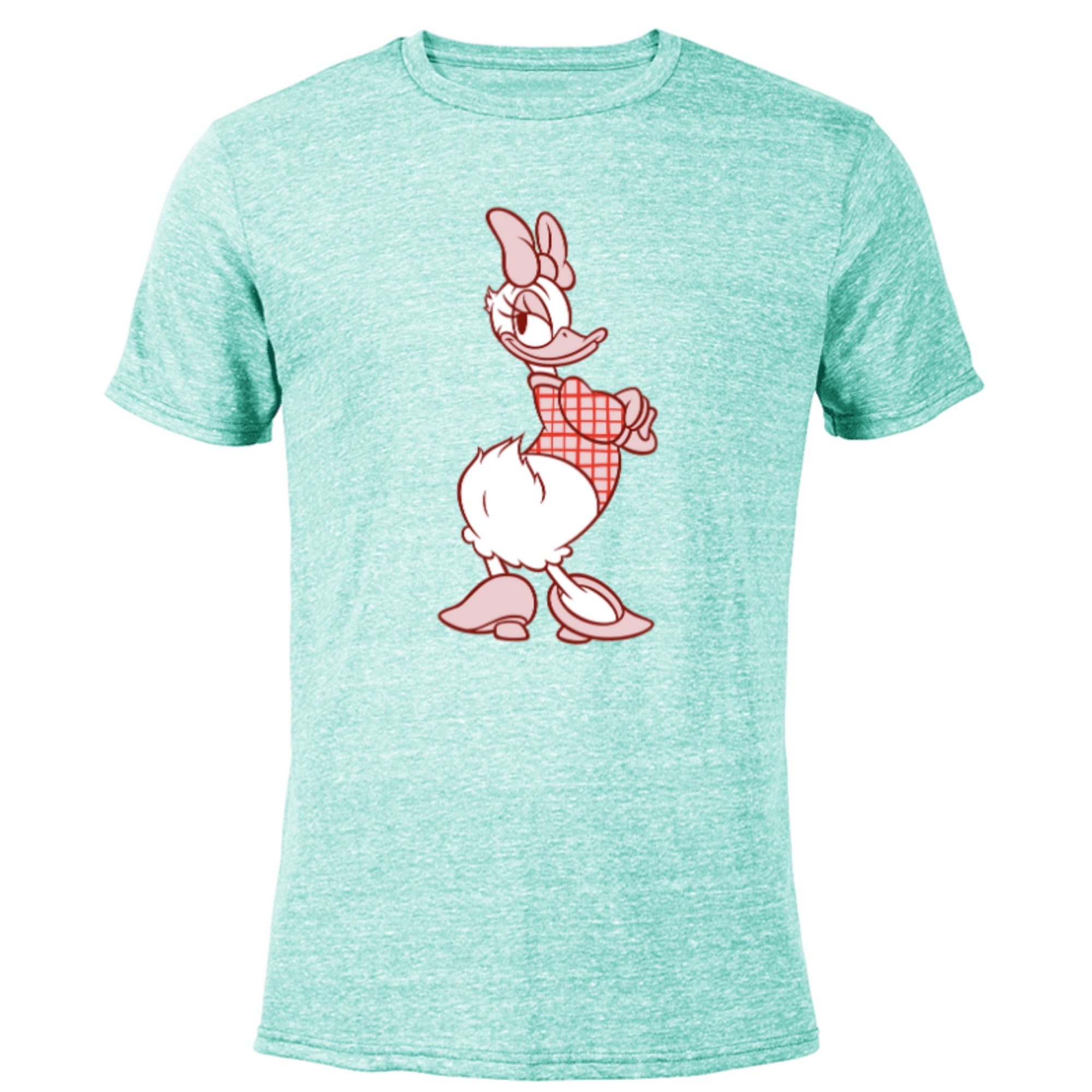 Disney Daisy Duck Sassy in White & Pink Pose with Plaid Top - Short ...
