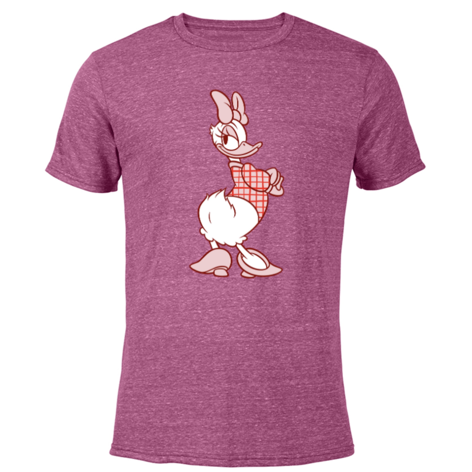 Disney Daisy Duck Sassy in White & Pink Pose with Plaid Top - Short ...