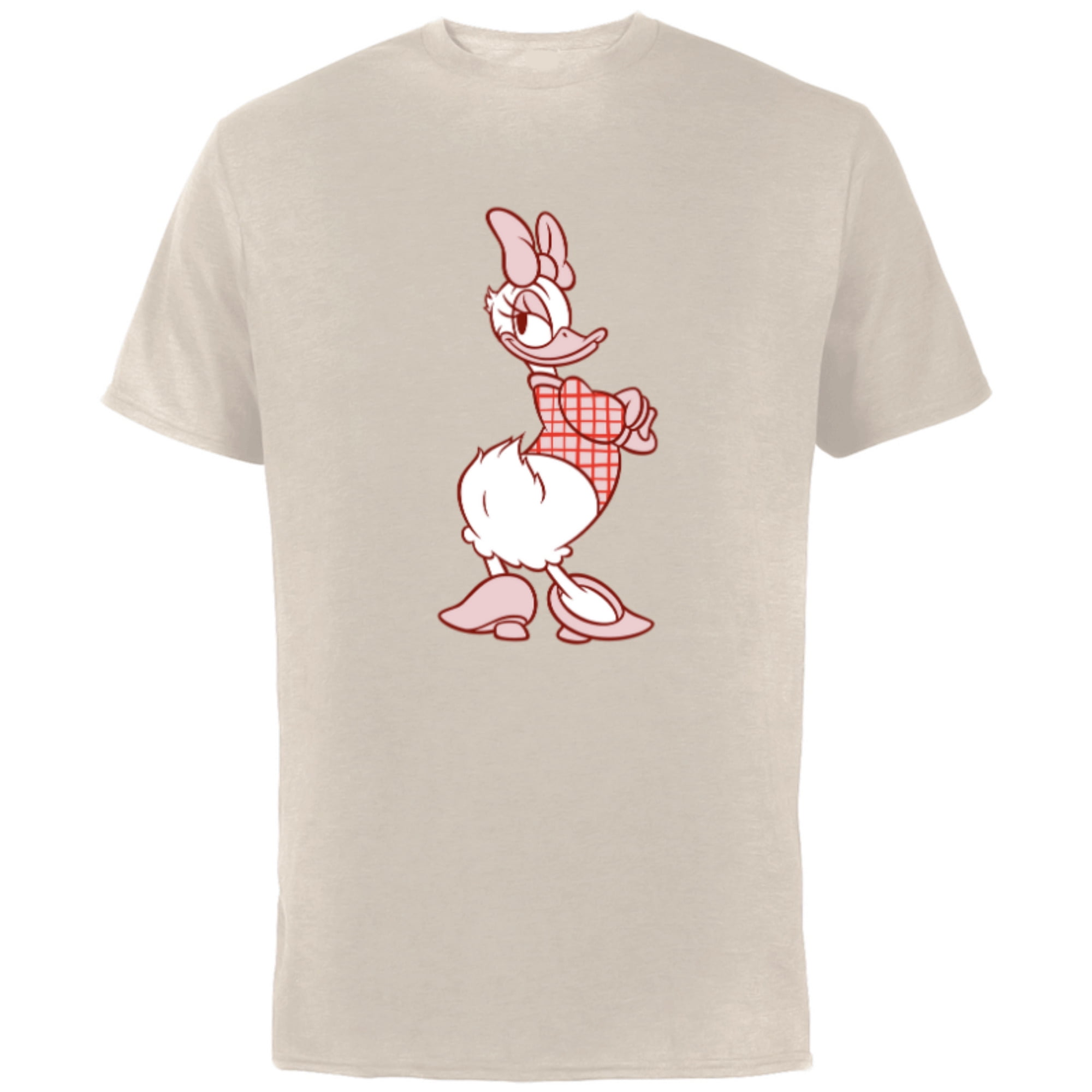 Disney Daisy Duck Sassy in White & Pink Pose with Plaid Top - Short ...
