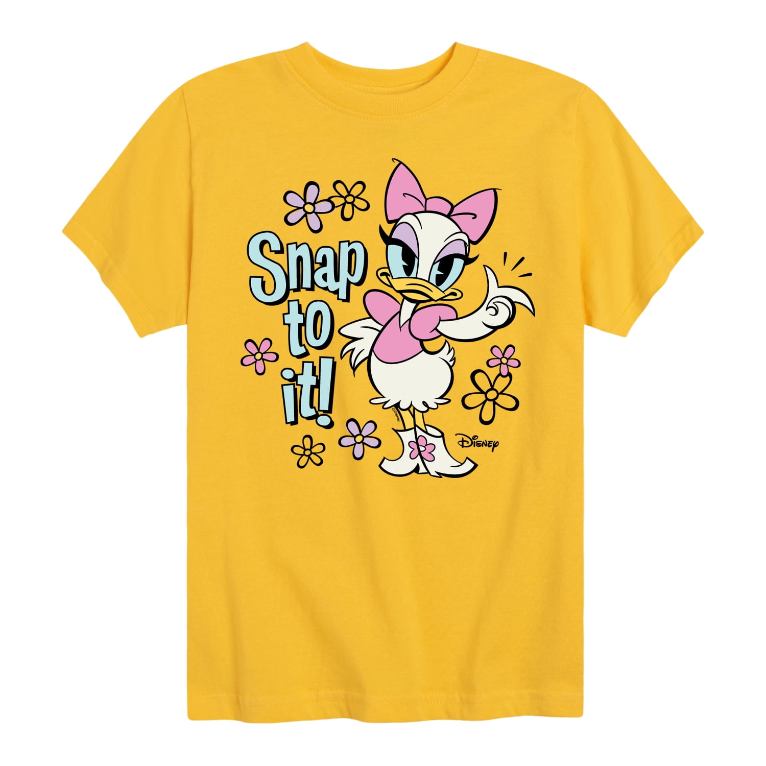 Disney - Daisy Duck - Snap To It - Youth Short Sleeve Graphic T-Shirt ...