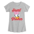 Disney - Daisy Heart Breaker - Youth Girls Fitted Short Sleeve T-Shirt ...