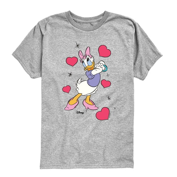 Disney - Daisy Hearts - Youth Boys Short Sleeve Graphic T-Shirt ...