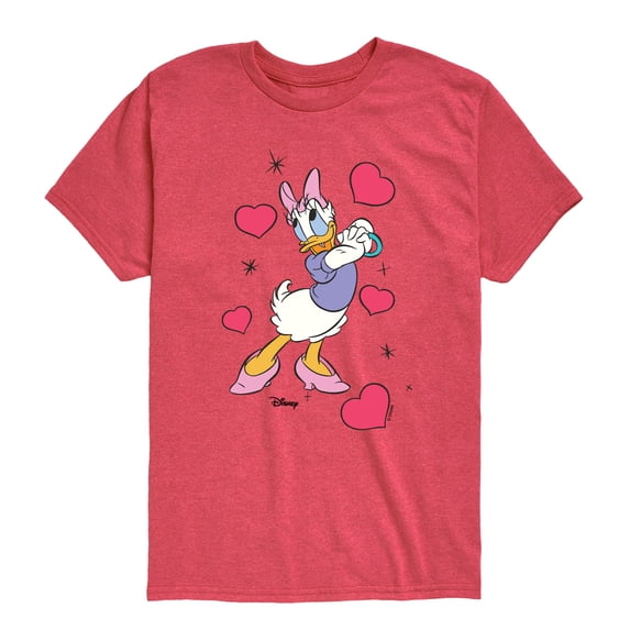 Disney - Daisy Hearts - Youth Boys Short Sleeve Graphic T-Shirt ...