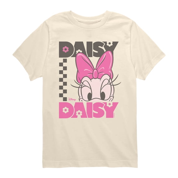 Disney - Daisy Name Checkers - Youth Boys Short Sleeve Graphic T-Shirt ...