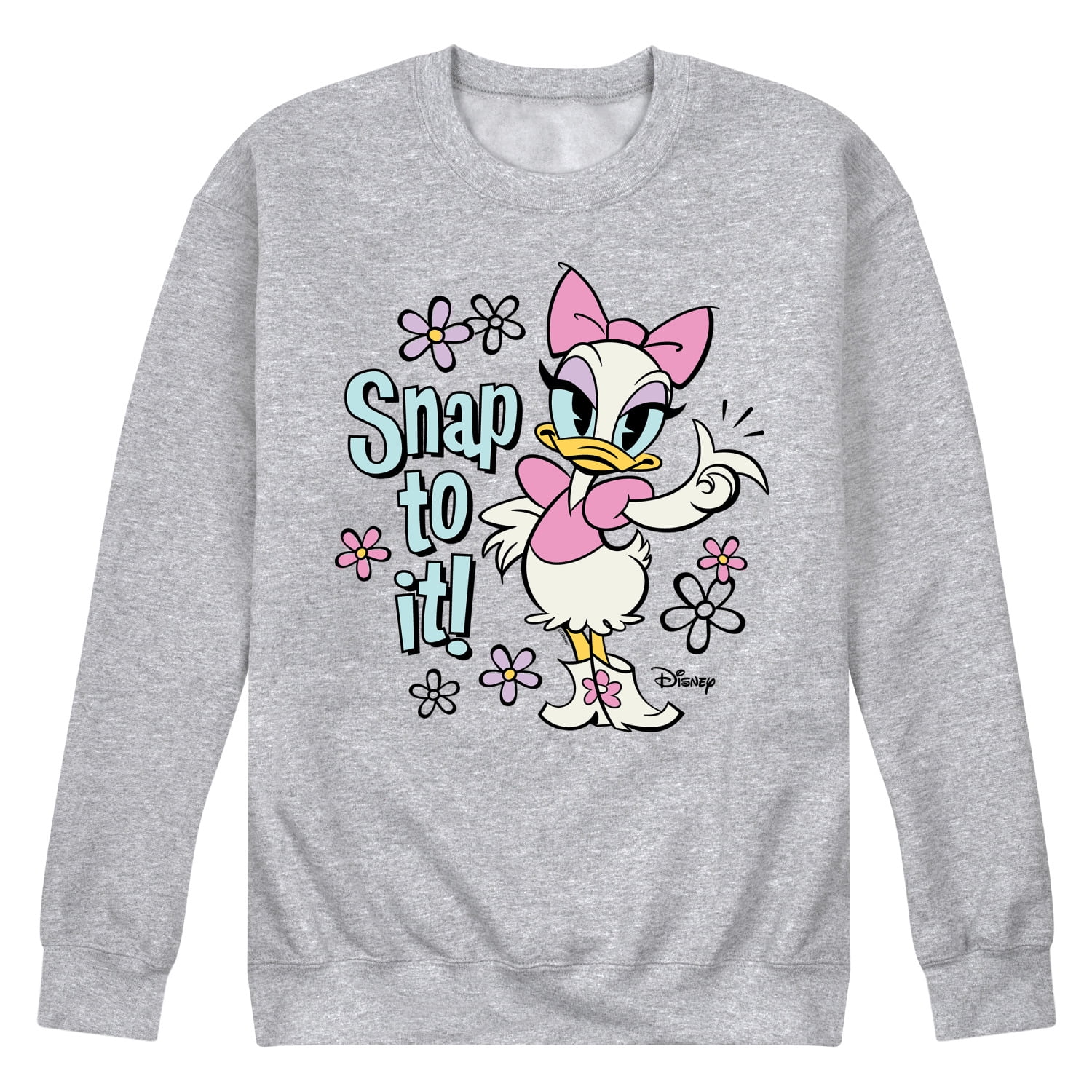 Disney - Daisy - Snap To It - Men's Crew Neck Fleece Pullover - Walmart.com