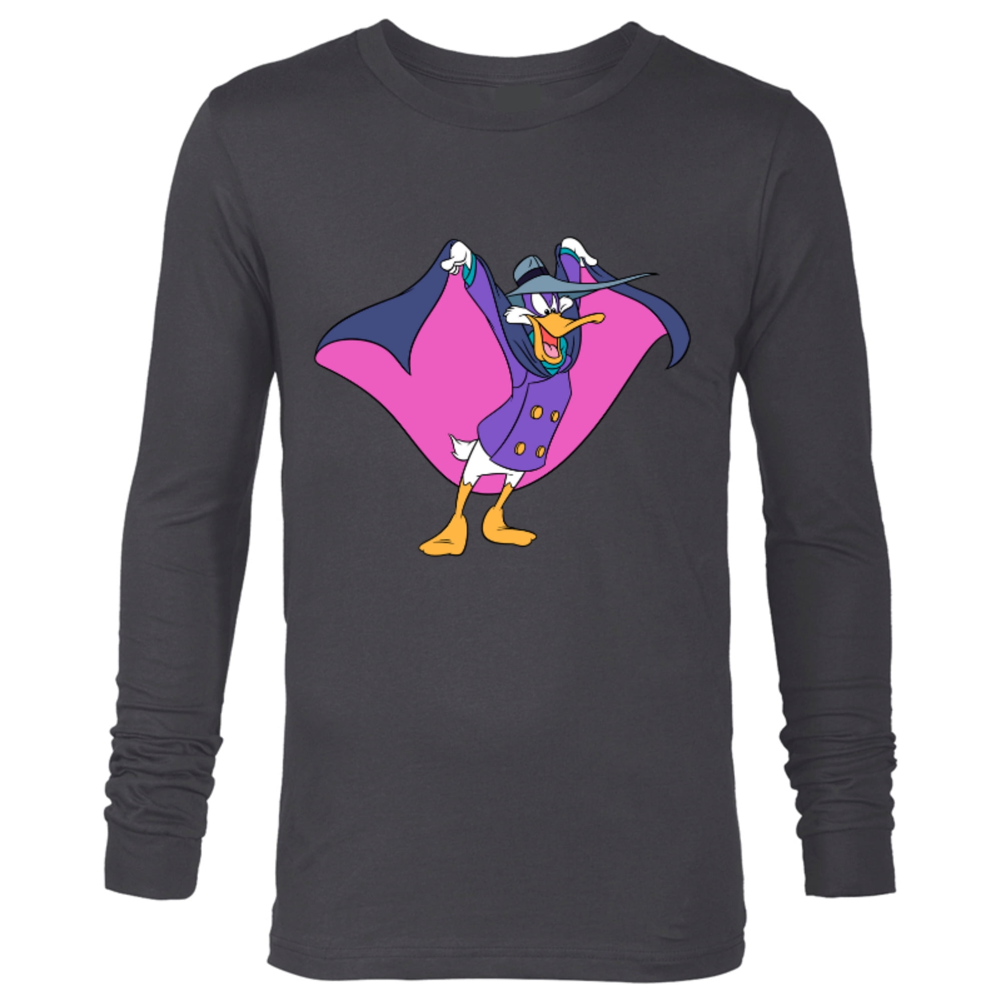 Disney Darkwing Duck - Long Sleeve T-Shirt for Men -Customized-Charcoal ...