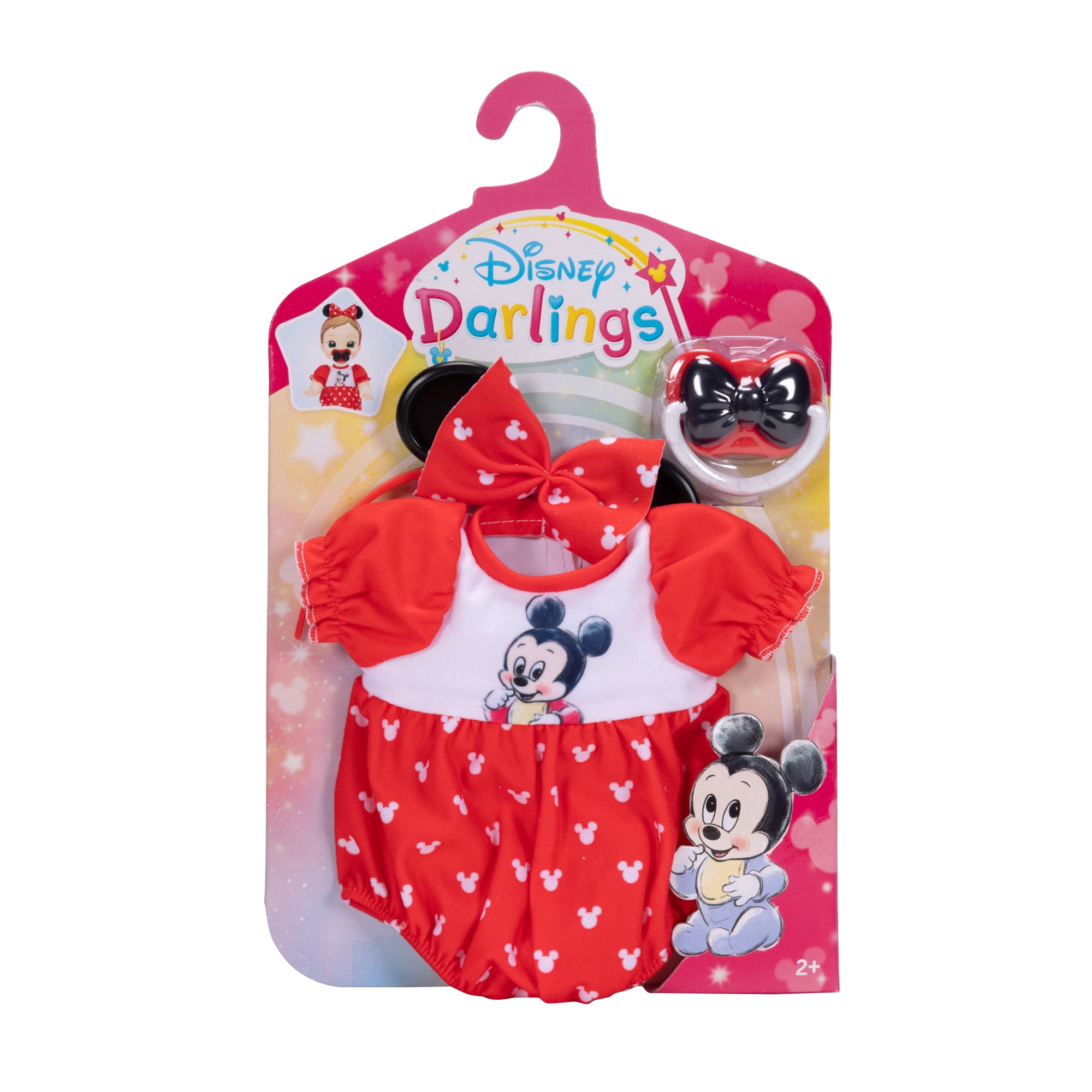 Disney Darlings Deluxe Baby Doll Mickey Dress-Up Fashion pack - Walmart.com