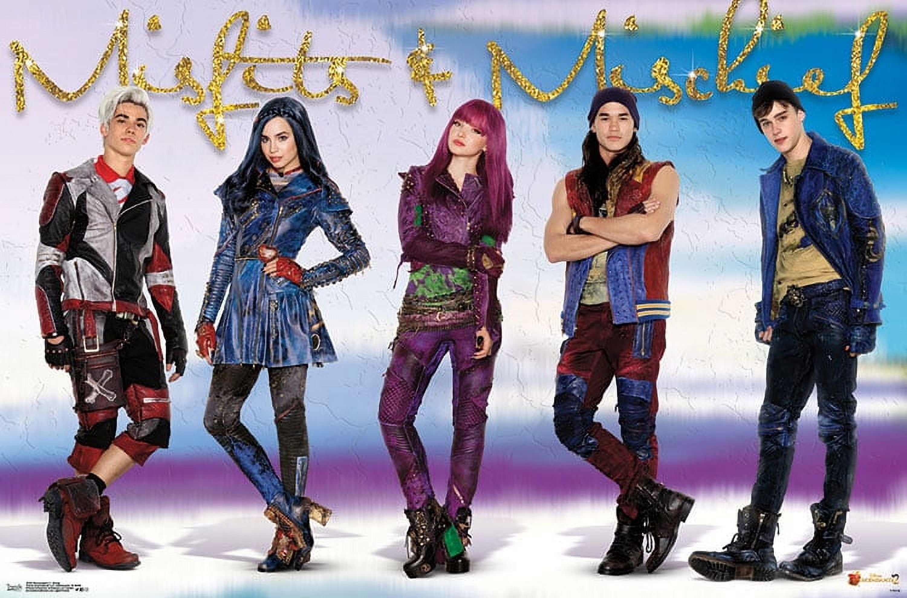 Disney Descendants 2 - Group Wall Poster, 22.375" x 34" - Walmart.com