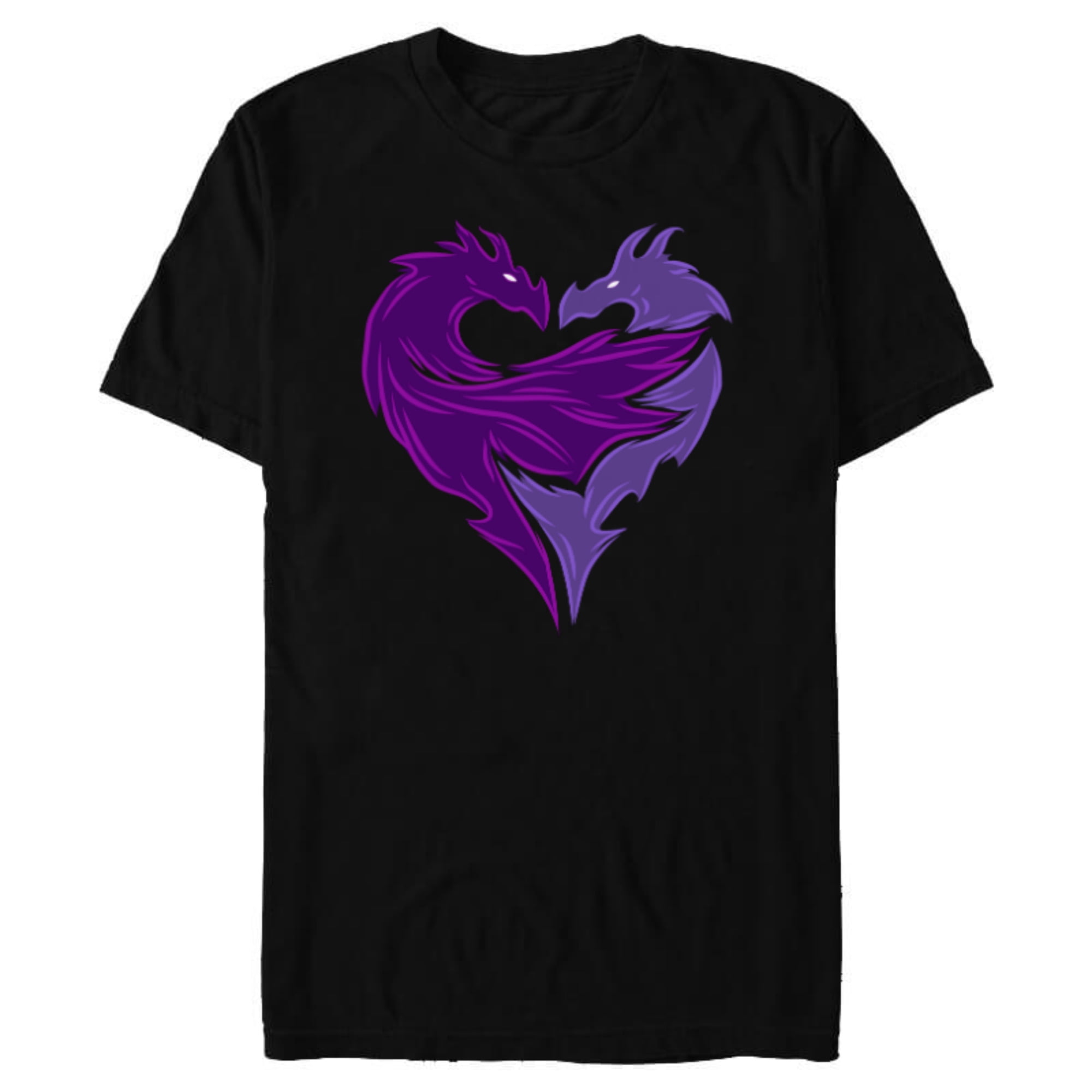 Disney Descendants 2 Mal Dragon - Short Sleeve Blended T-Shirt for ...