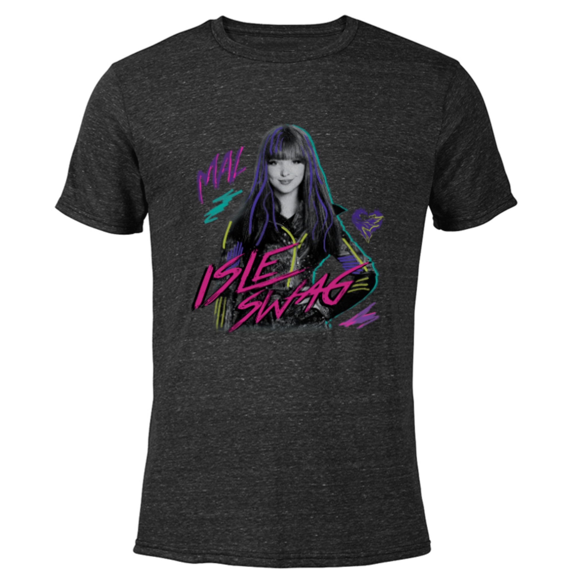 Disney Descendants 2 Mal Isle Swag - Short Sleeve Blended T-Shirt for ...