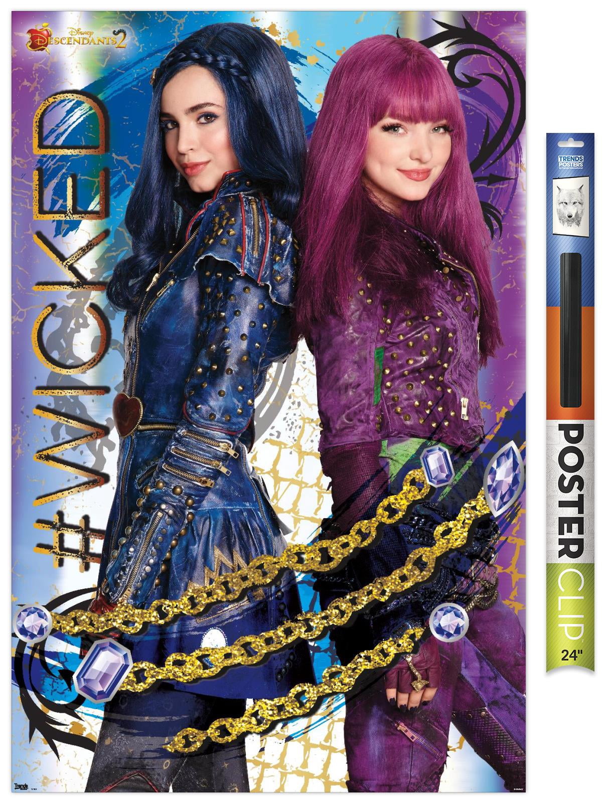 Disney Descendants 2 - Wicked Wall Poster, 22.375" x 34" - Walmart.com