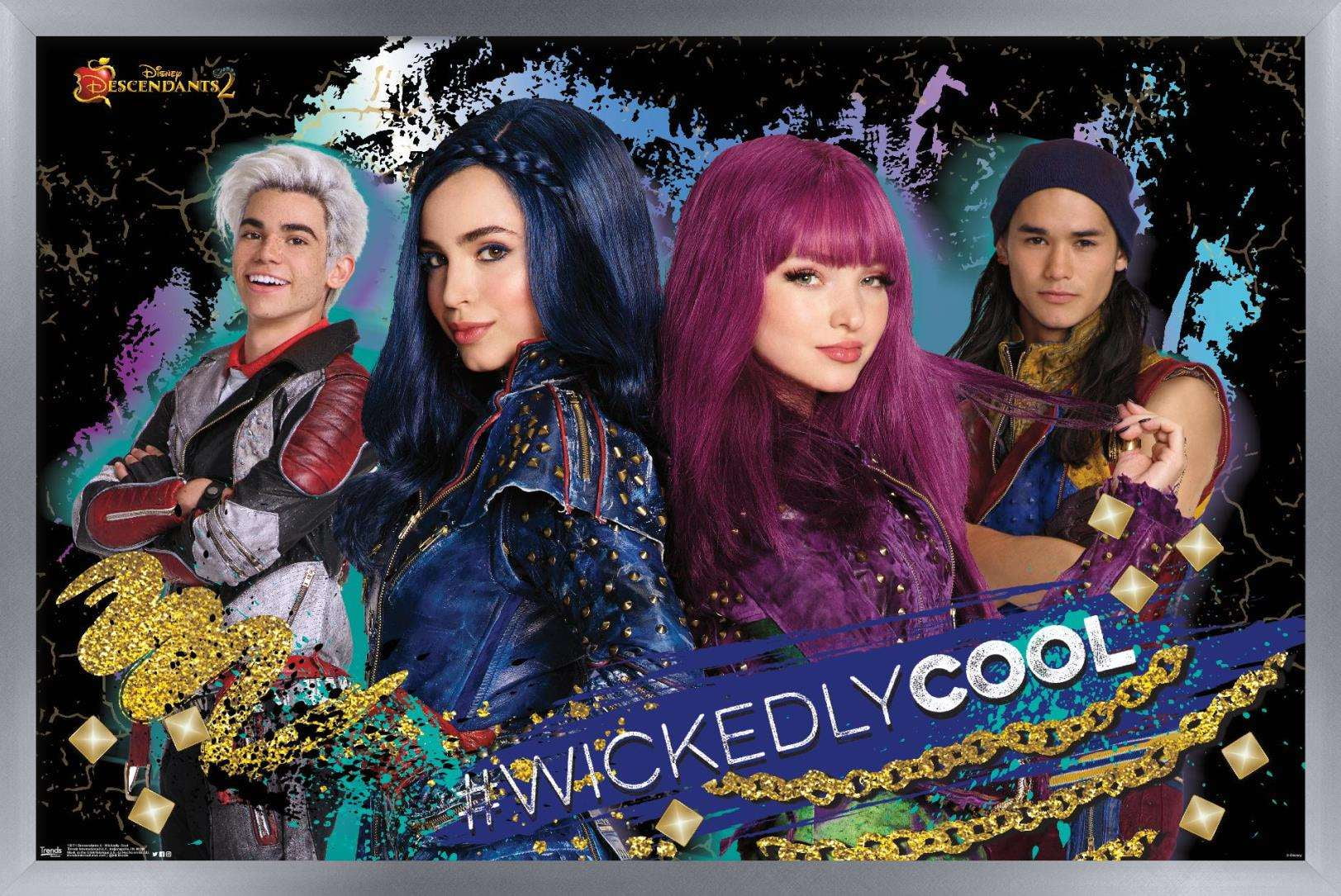 Disney Descendants 2 - Wickedly Cool Wall Poster, 14.725" x 22.375 ...