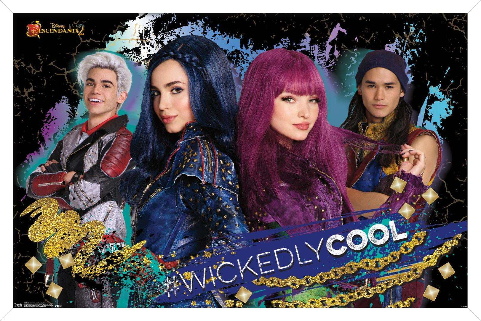 Disney Descendants 2 - Wickedly Cool Wall Poster, 14.725" x 22.375 ...