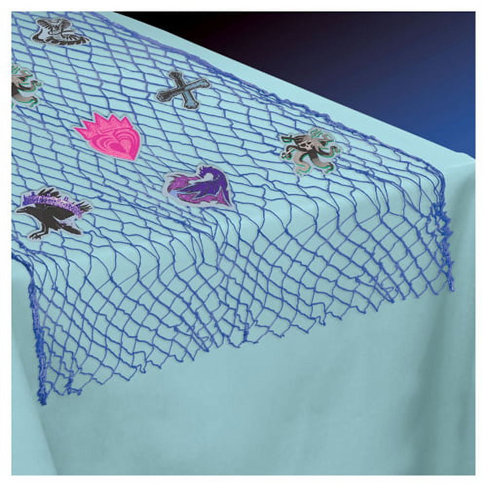 Disney Descendants 3 Fish Net Table Runner - 50" x 65", 1 Kit - Walmart.com