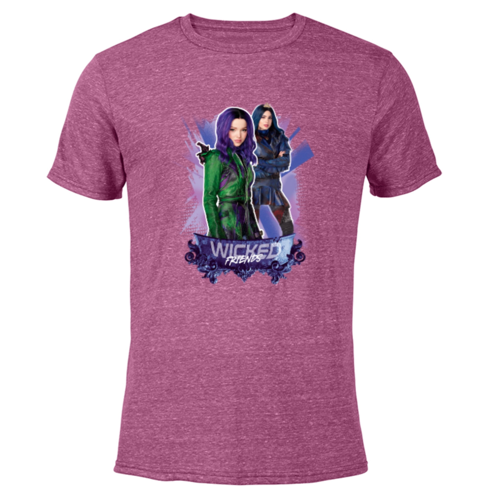 Disney Descendants 3 Mal and Evie Wicked Friends - Short Sleeve Blended ...