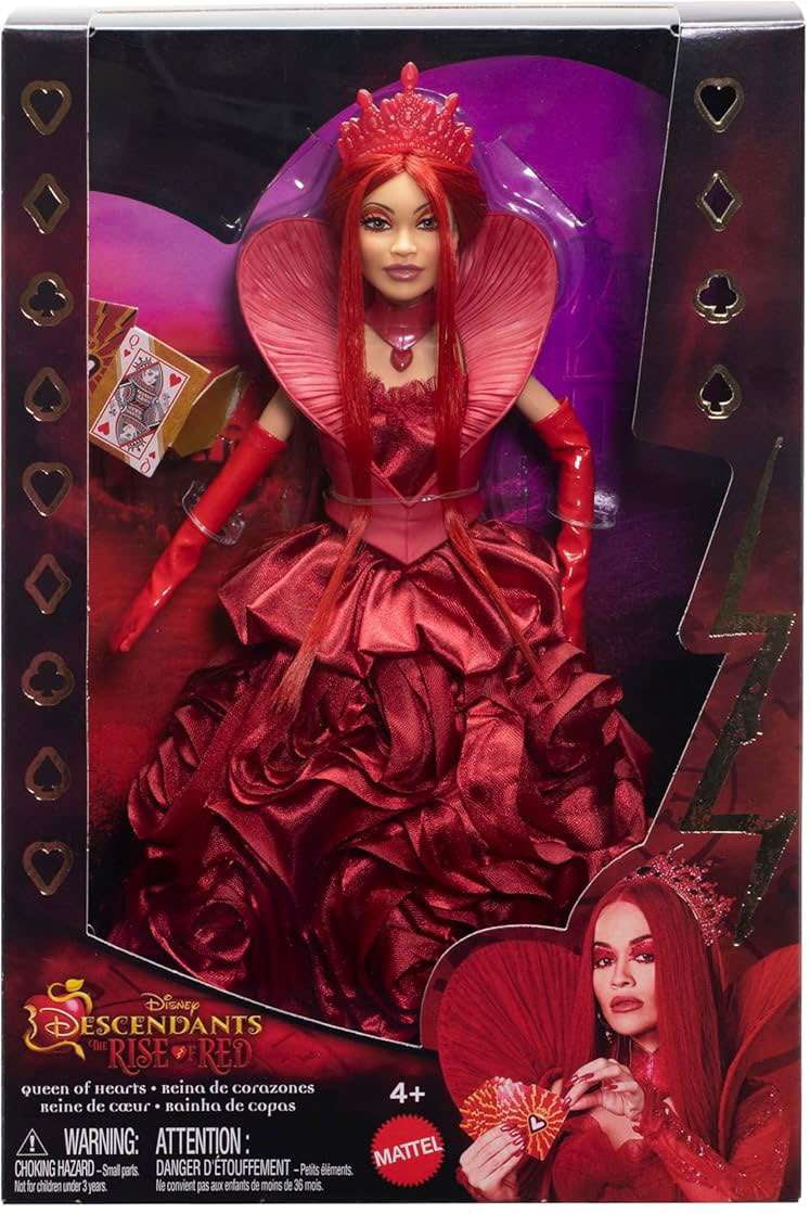 Disney Descendants 4: The Rise of Red Queen of Hearts Fashion Doll ...