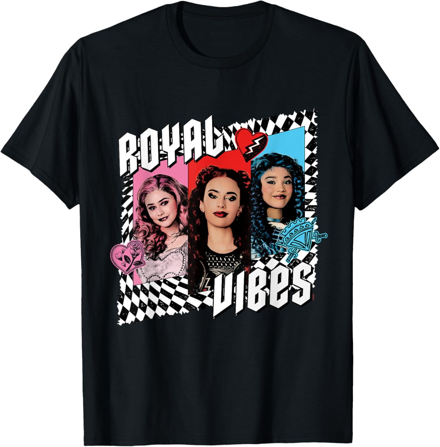 Disney Descendants 4: The Rise of Red Trio Royal Vibes T-Shirt ...