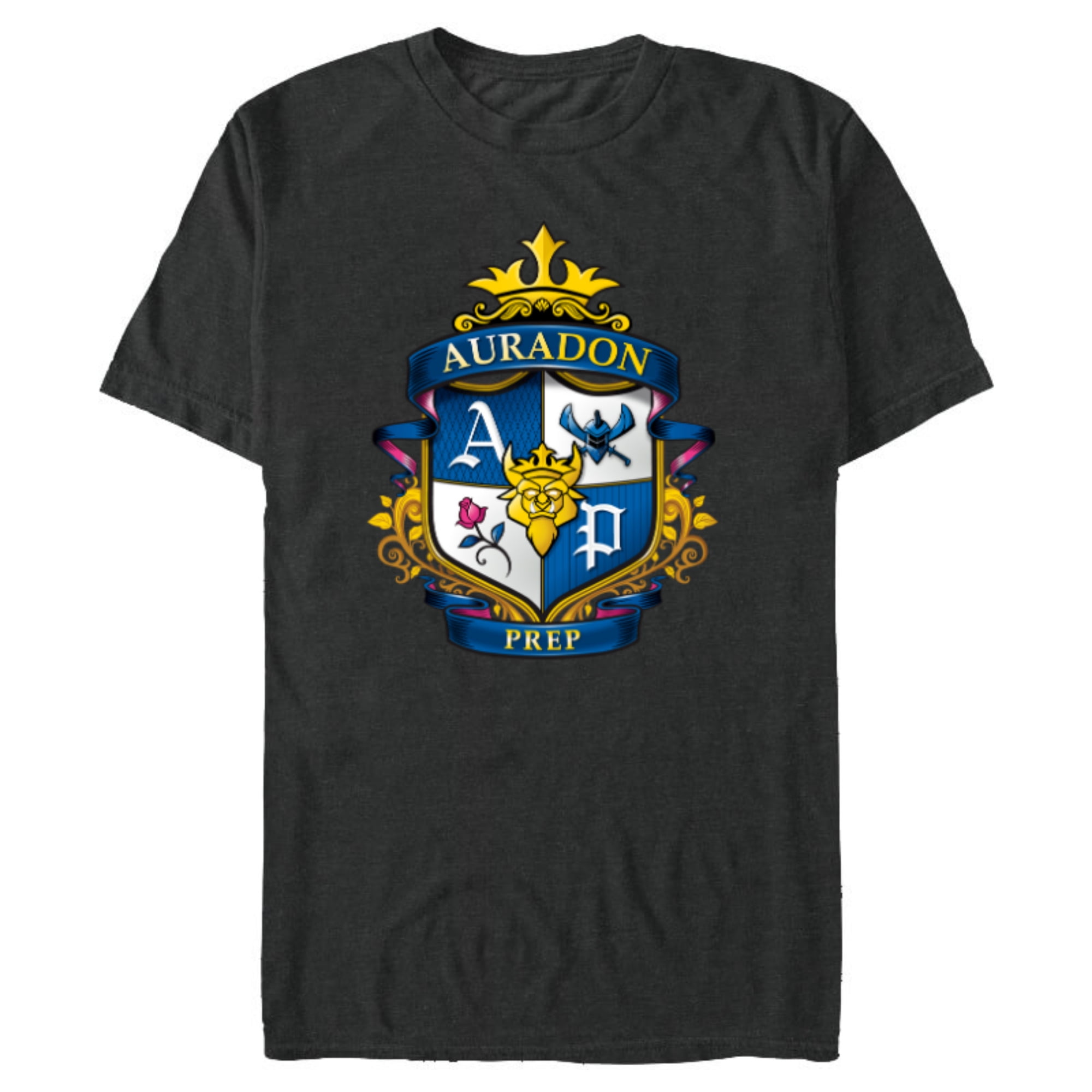 Disney Descendants Auradon Prep Crest - Short Sleeve Blended T-Shirt ...