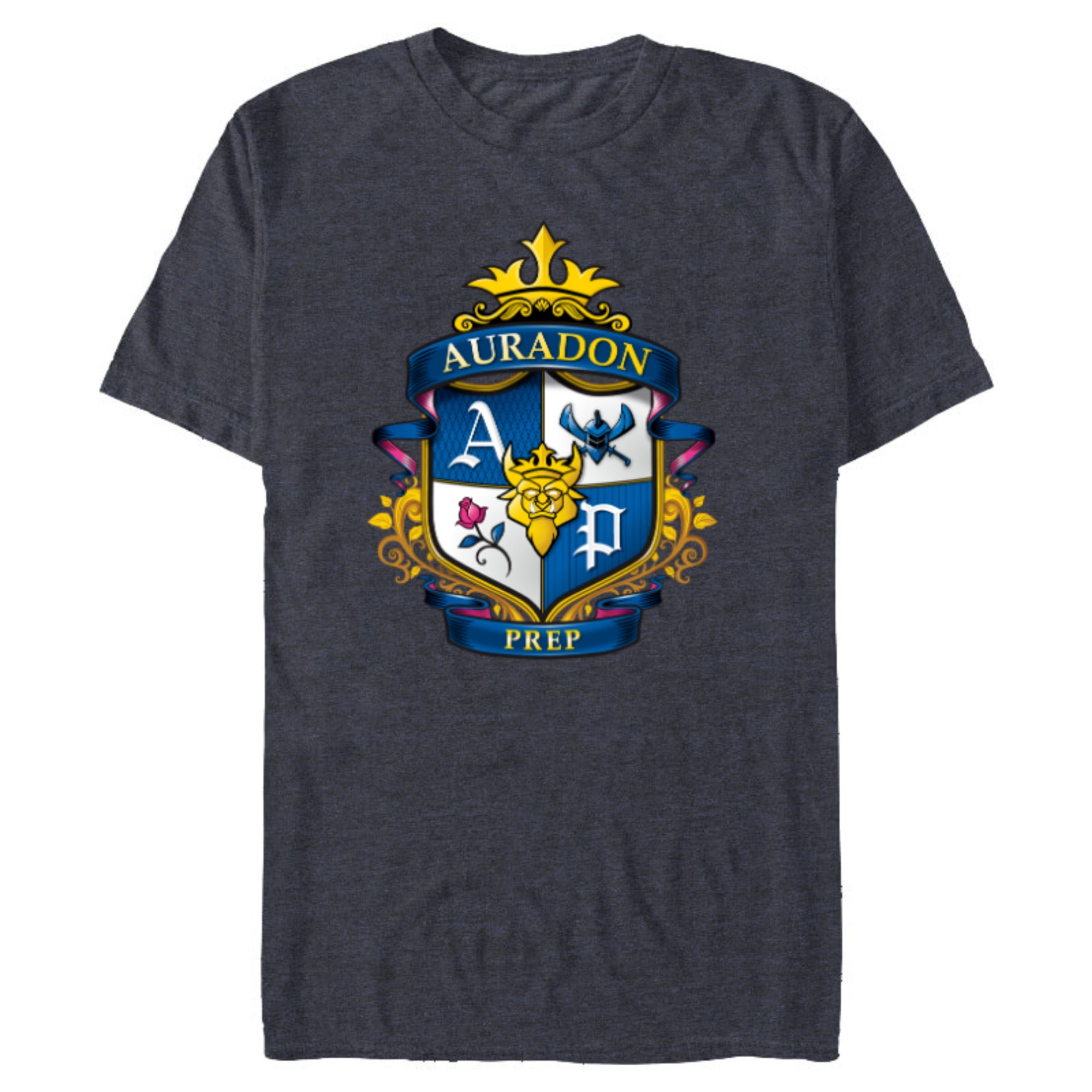 Disney Descendants Auradon Prep Crest - Short Sleeve Blended T-Shirt ...