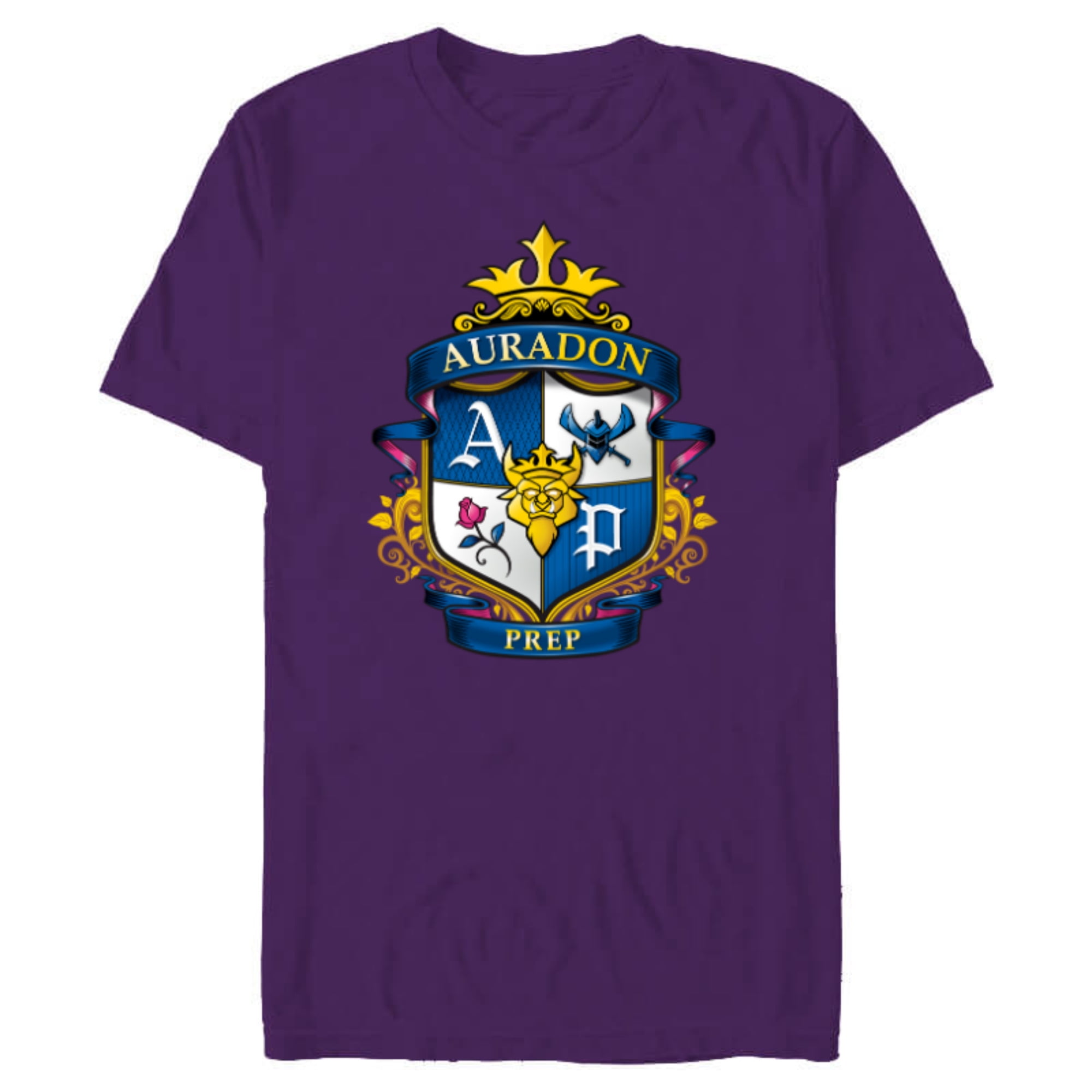 Disney Descendants Auradon Prep Crest - Short Sleeve Blended T-Shirt ...