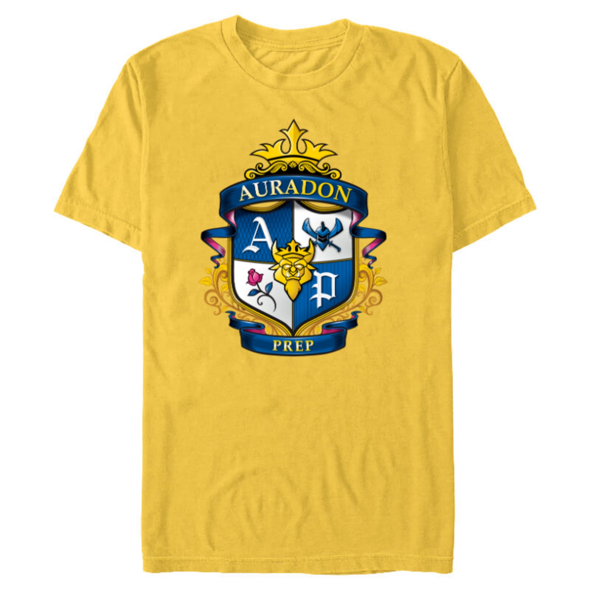Disney Descendants Auradon Prep Crest - Short Sleeve Blended T-Shirt ...