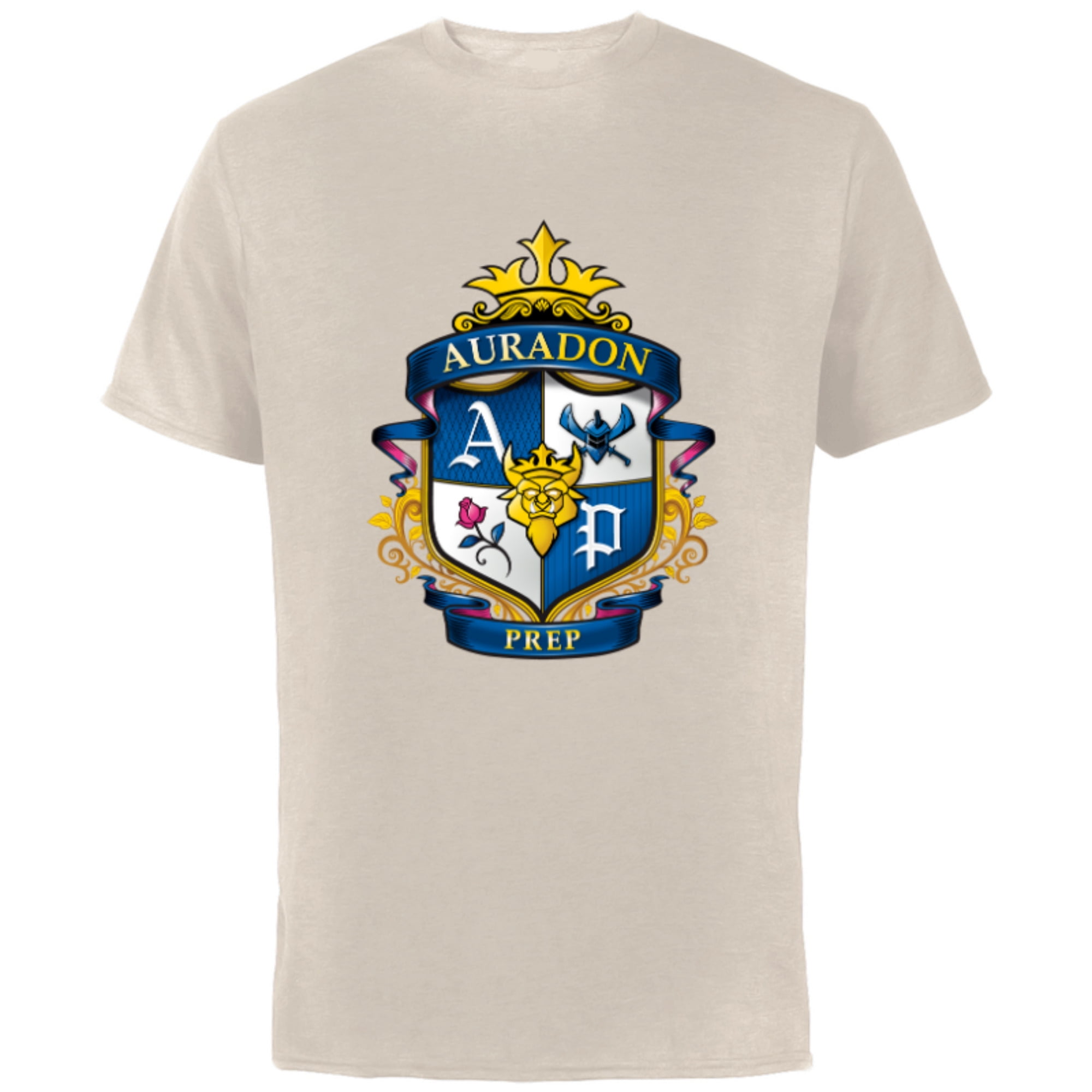 Disney Descendants Auradon Prep Crest - Short Sleeve Cotton T-Shirt for ...