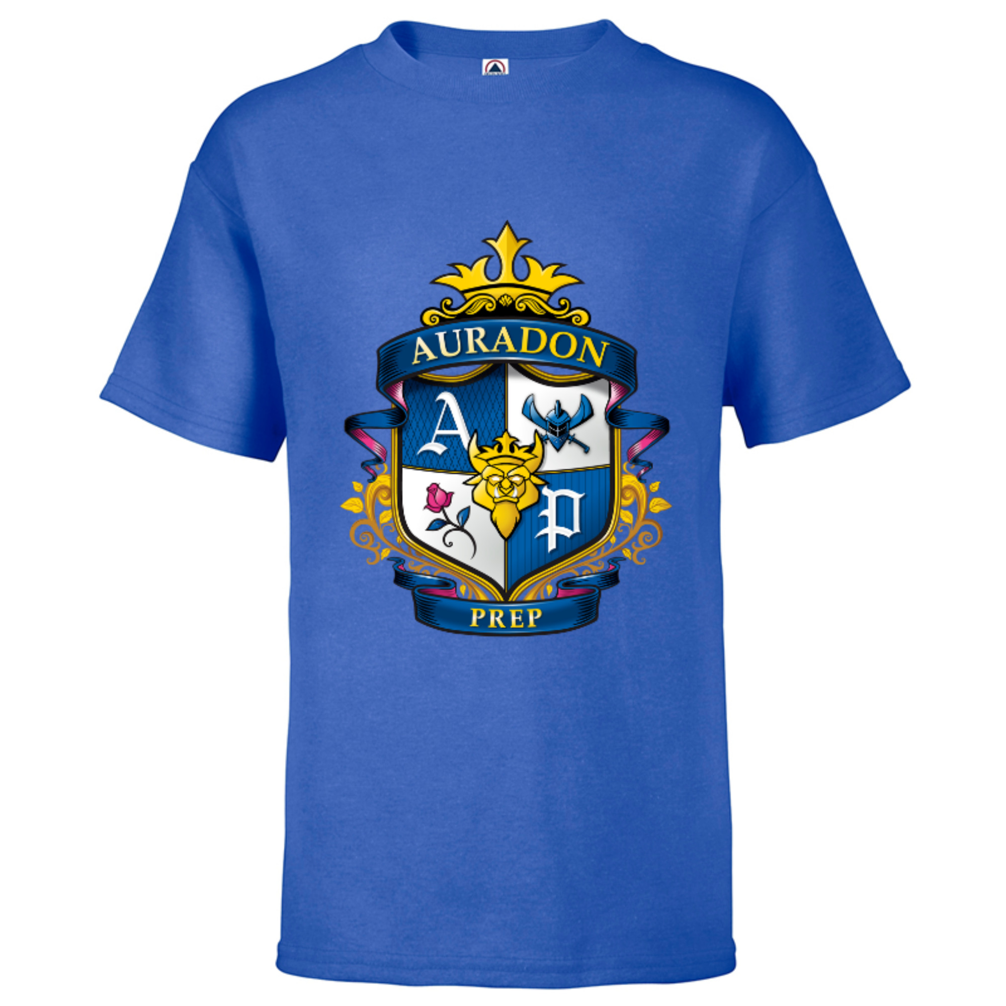Disney Descendants Auradon Prep Crest - Short Sleeve T-Shirt for Kids ...