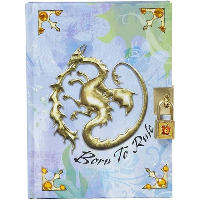 Disney Descendants Kids' Lockable Journal Notebook, Mal’s Diary with ...