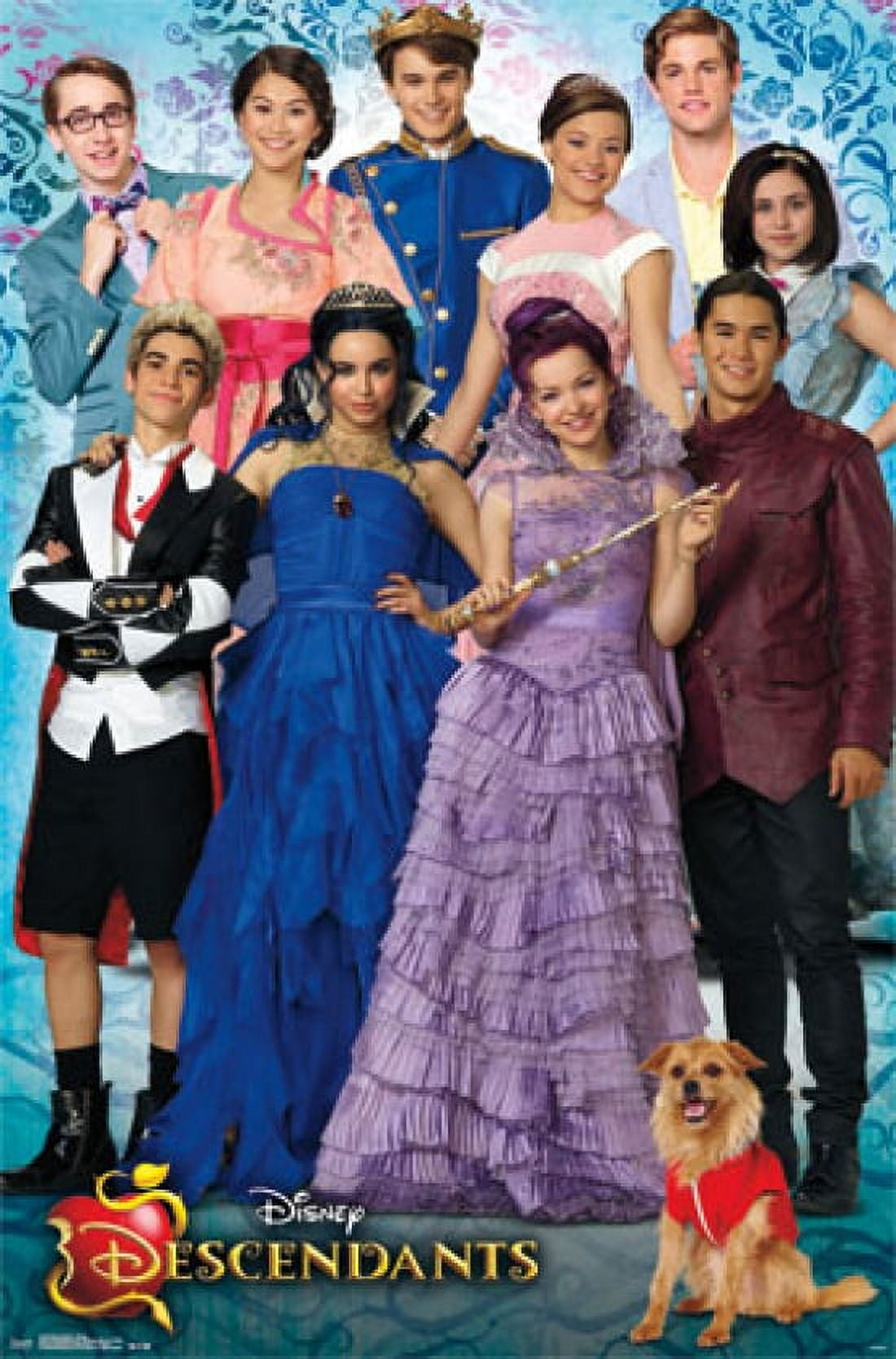 Disney Descendants - Group Laminated Poster Print (22 x 34) - Walmart.com