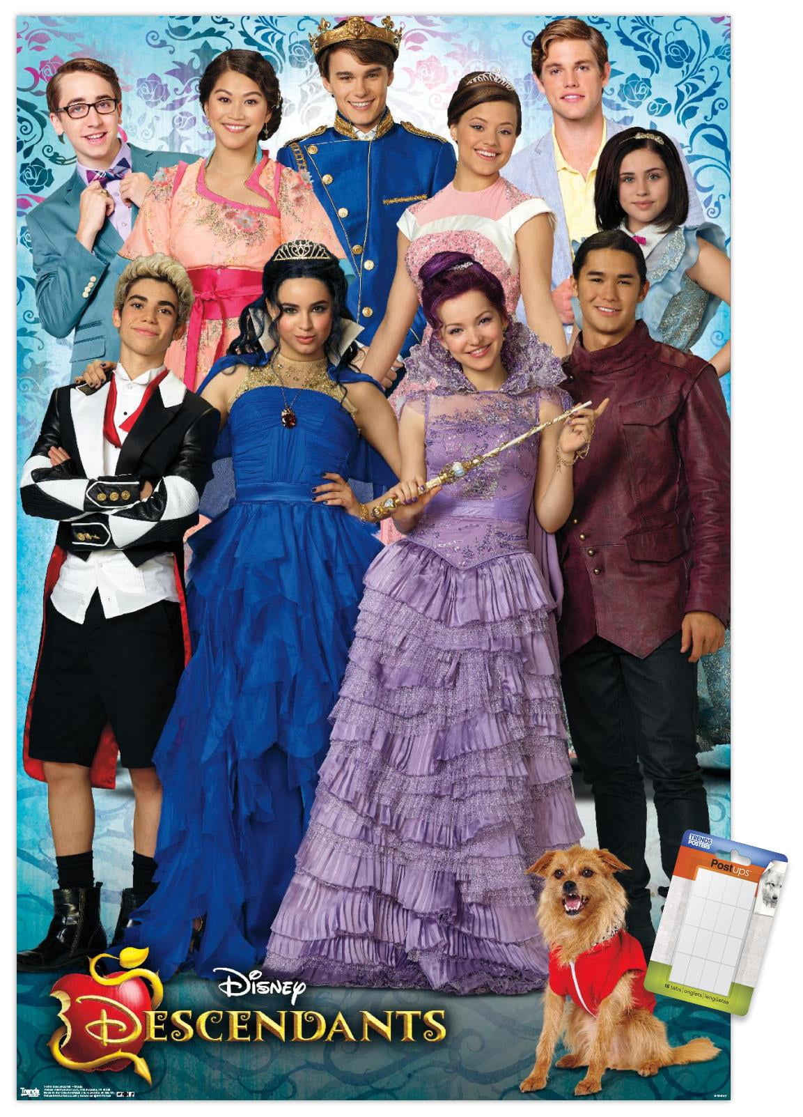 Disney Descendants - Group Wall Poster, 14.725" x 22.375" - Walmart.com