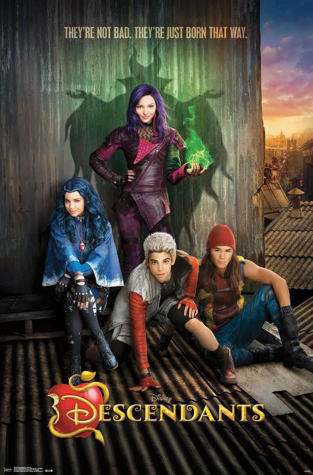 Disney Descendants - Key Art Wall Poster, 22.375" x 34" - Walmart.com