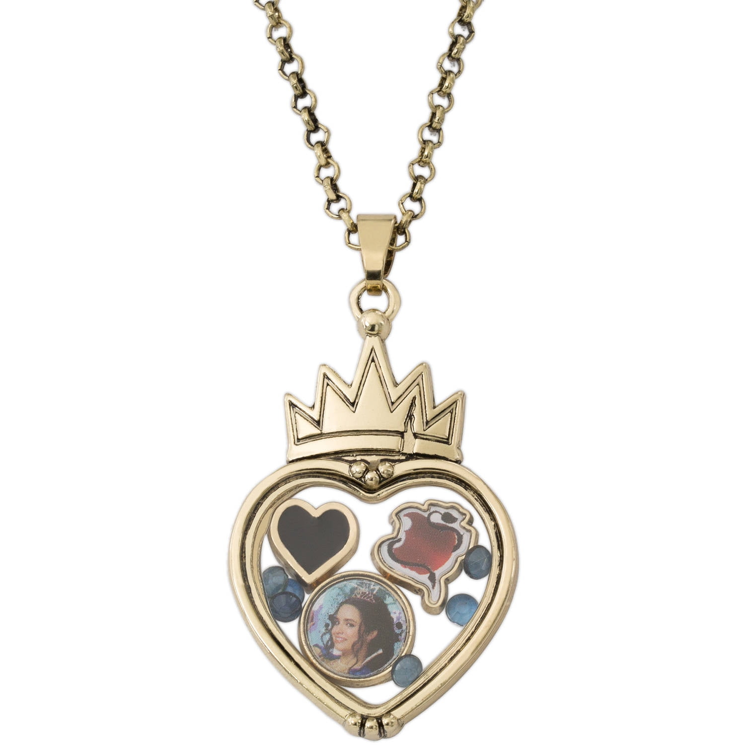 Disney Descendants 16" Shaker Pendant Necklace with 2" Extender Chain ...