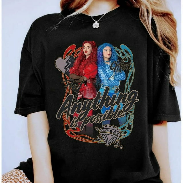 Disney Descendants The Rise Of Red Anything Is Possible T-Shirt, Magic ...