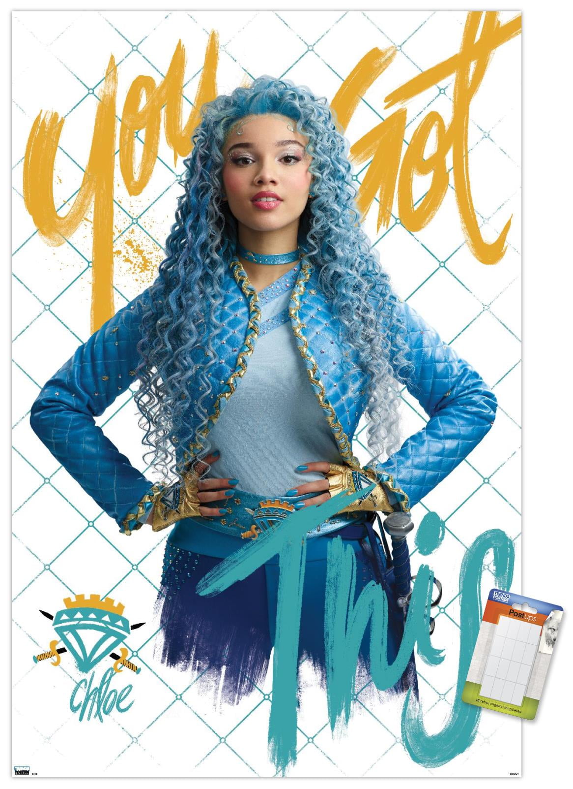 Disney Descendants: The Rise of Red - Chloe Wall Poster, 22.375" x 34 ...