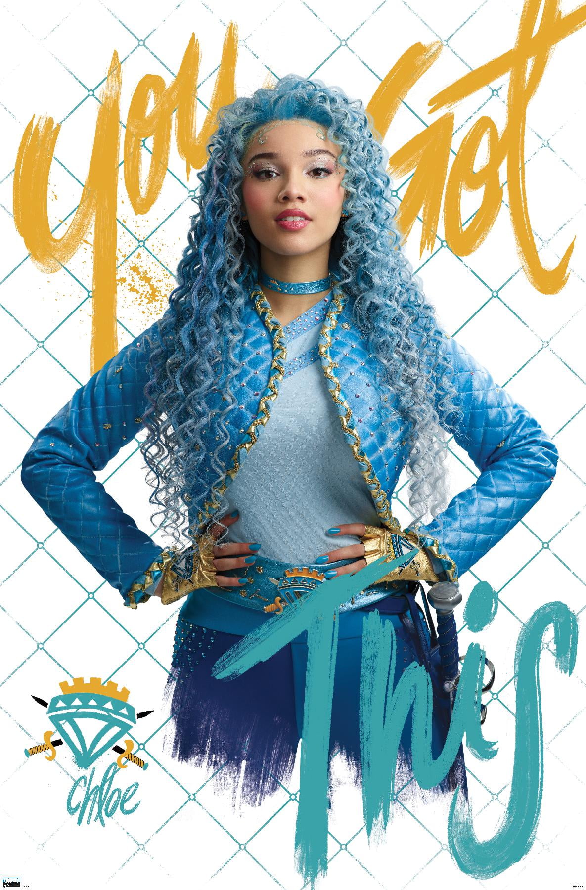 Disney Descendants: The Rise of Red - Chloe Wall Poster, 22.375" x 34 ...