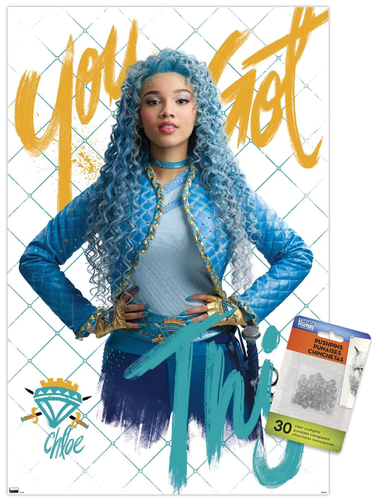 Disney Descendants: The Rise of Red - Chloe Wall Poster with Push Pins ...