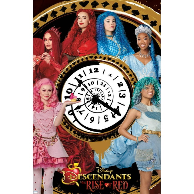 Disney Descendants: The Rise of Red - Group Wall Poster, 13" x 19 ...