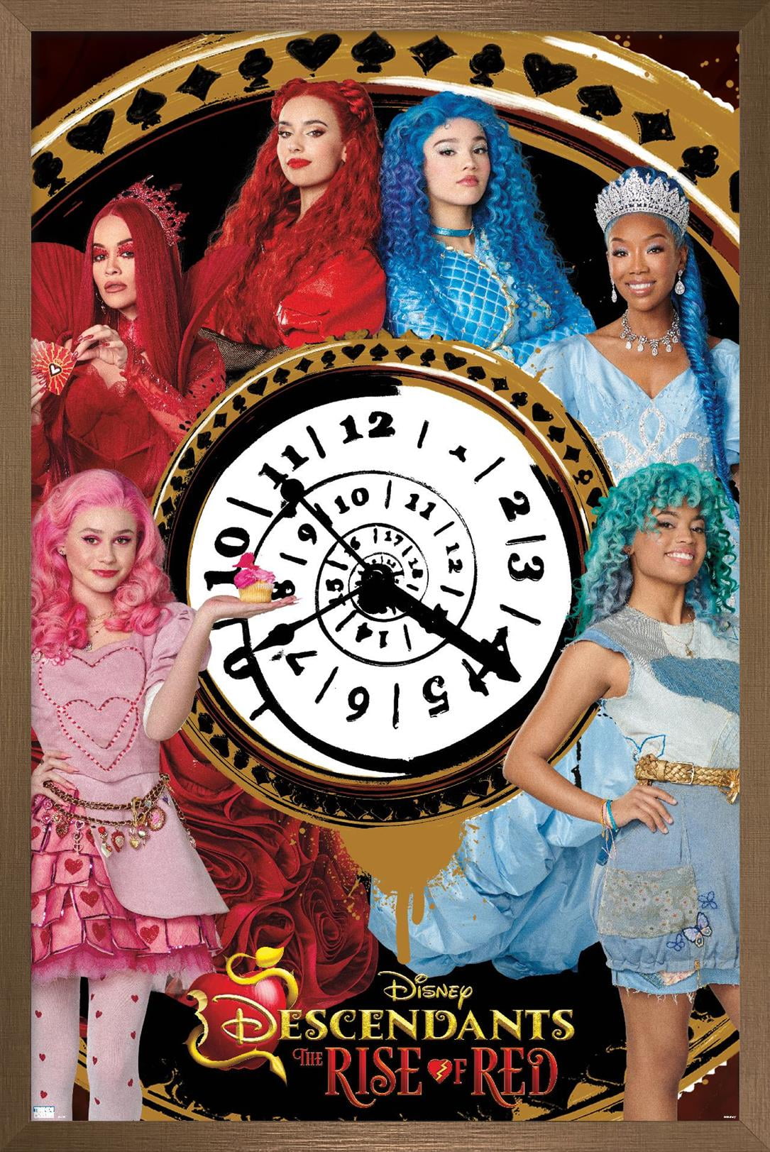 Disney Descendants: The Rise of Red - Group Wall Poster, 14.725" x 22. ...