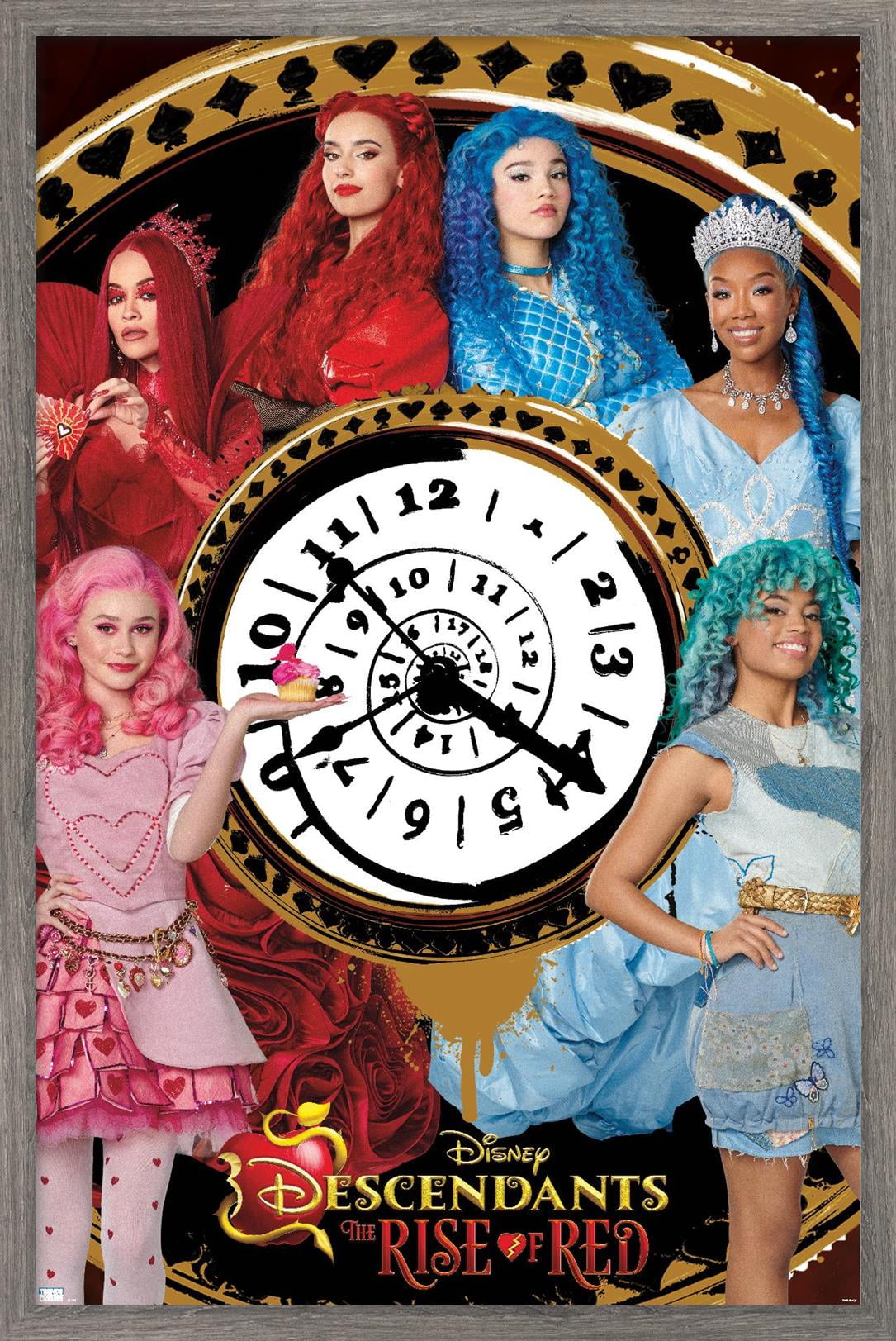 Disney Descendants: The Rise of Red - Group Wall Poster, 14.725" x 22. ...