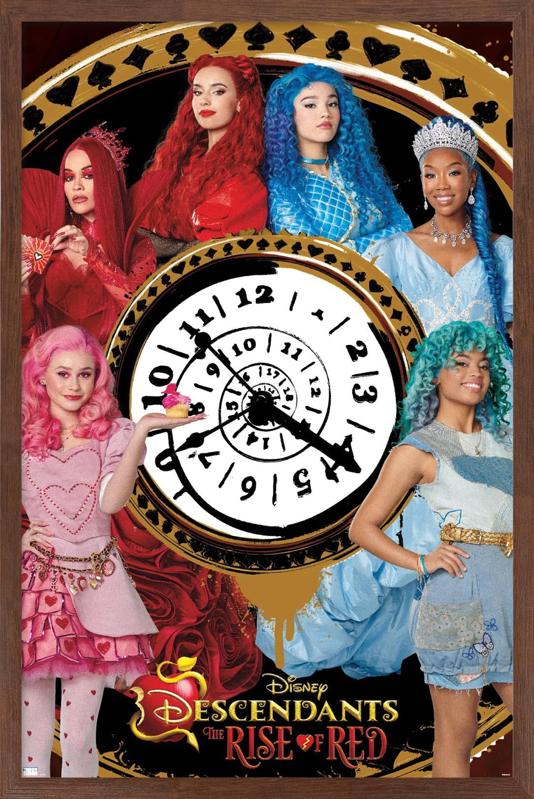 Disney Descendants: The Rise of Red - Group Wall Poster, 22.375" x 34 ...