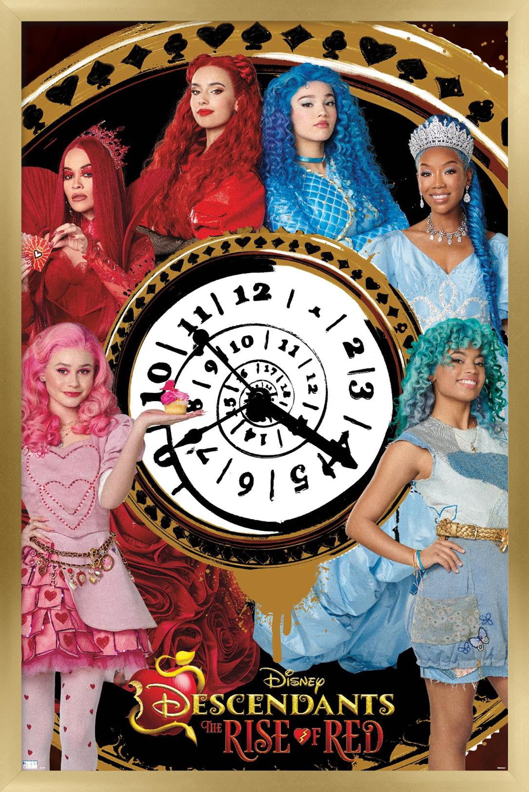 Disney Descendants: The Rise of Red - Group Wall Poster, 22.375" x 34 ...