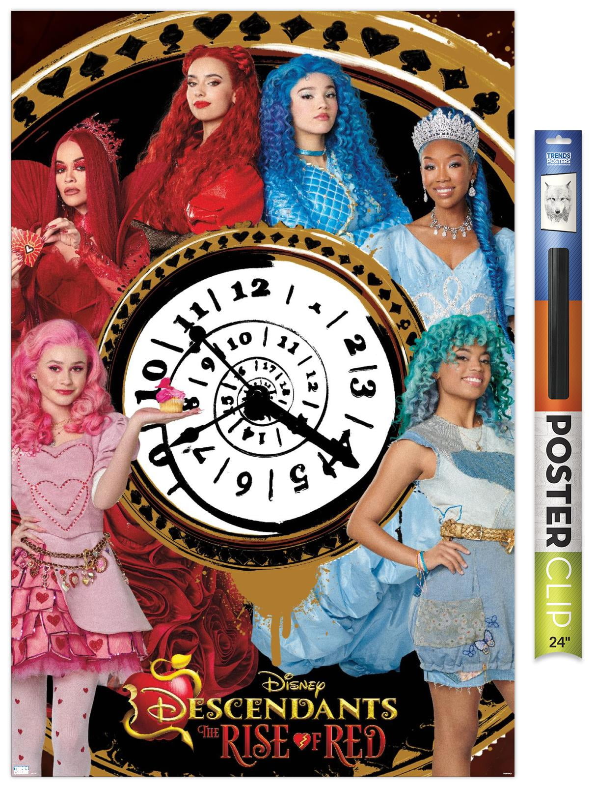 Disney Descendants: The Rise of Red - Group Wall Poster, 22.375" x 34 ...