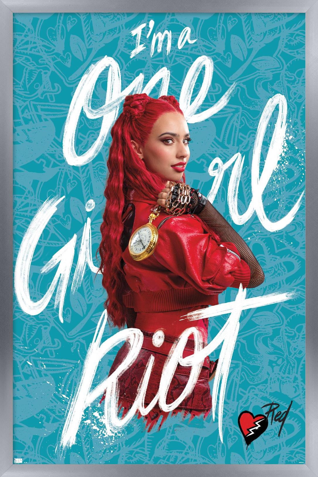 Disney Descendants: The Rise of Red - Red Wall Poster, 14.725" x 22.375 ...