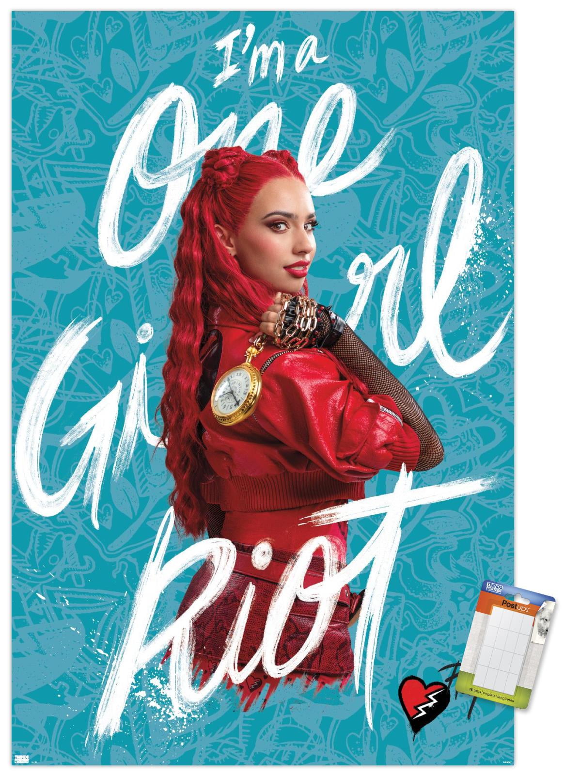 Disney Descendants: The Rise of Red - Red Wall Poster, 14.725" x 22.375 ...