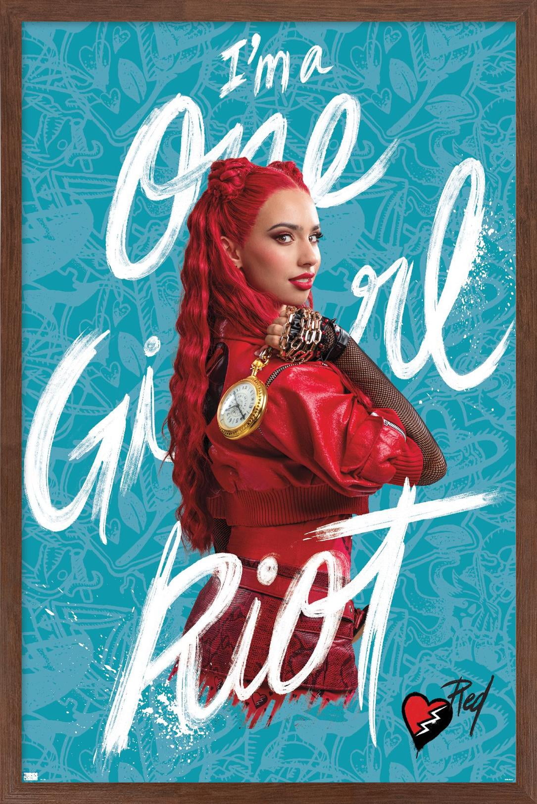 Disney Descendants: The Rise of Red - Red Wall Poster, 22.375" x 34 ...