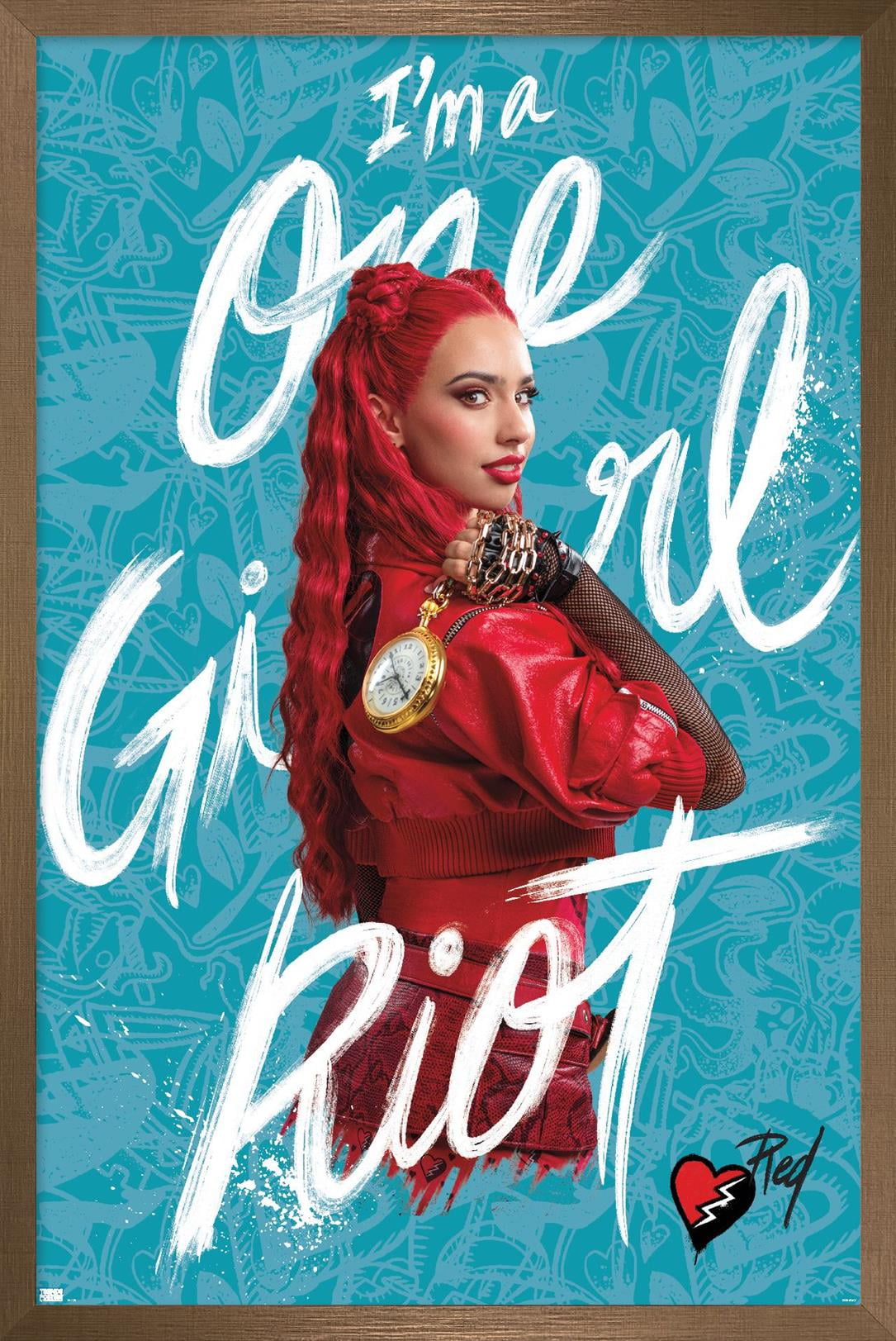 Disney Descendants: The Rise of Red - Red Wall Poster, 22.375" x 34 ...