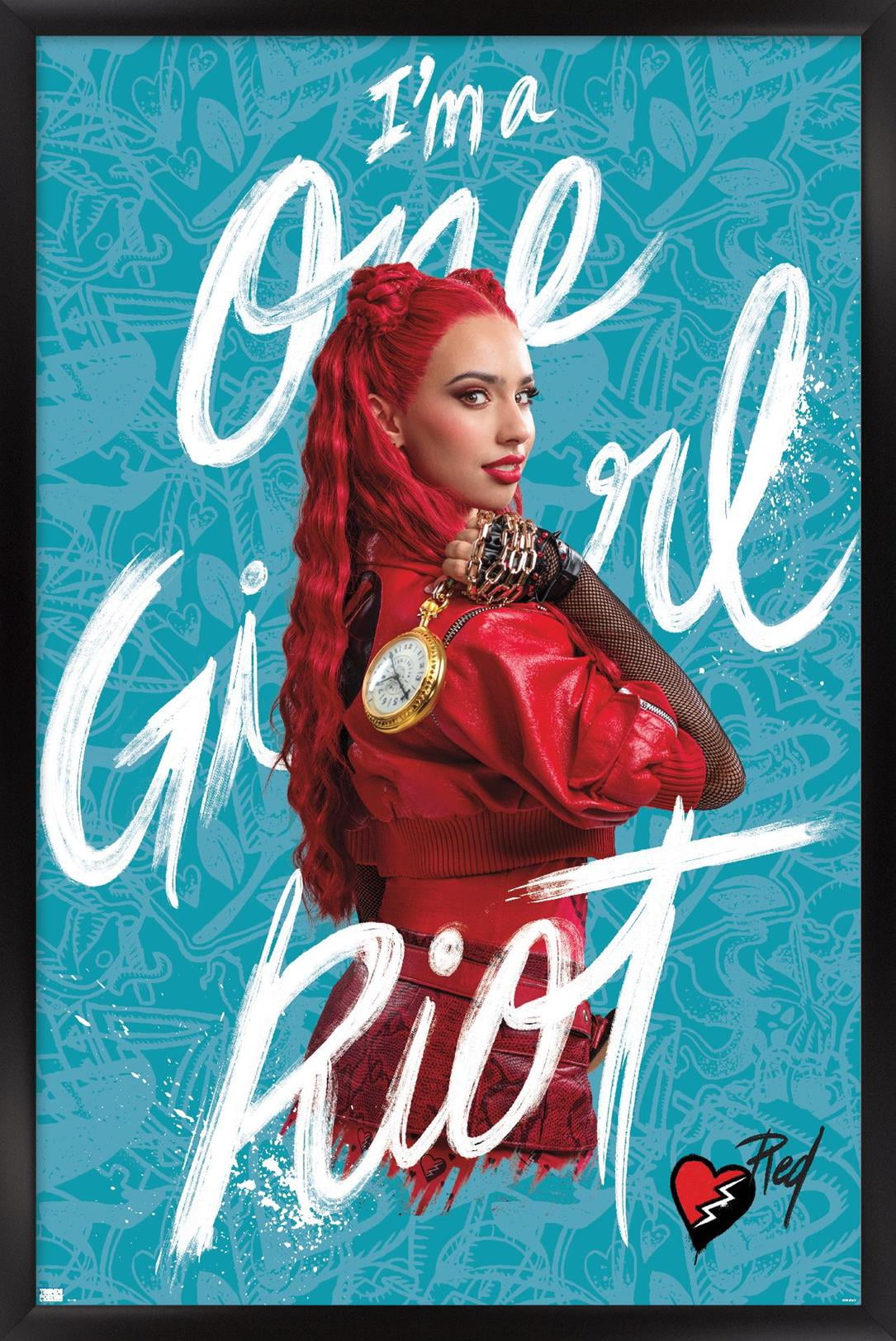 Disney Descendants: The Rise of Red - Red Wall Poster, 22.375" x 34 ...