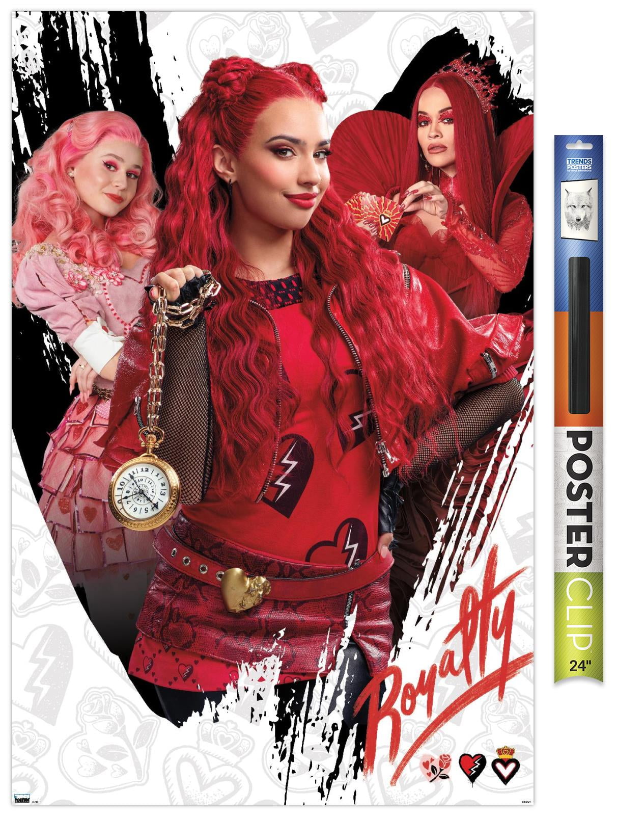 Disney Descendants: The Rise of Red - Royalty Wall Poster, 22.375" x 34 ...