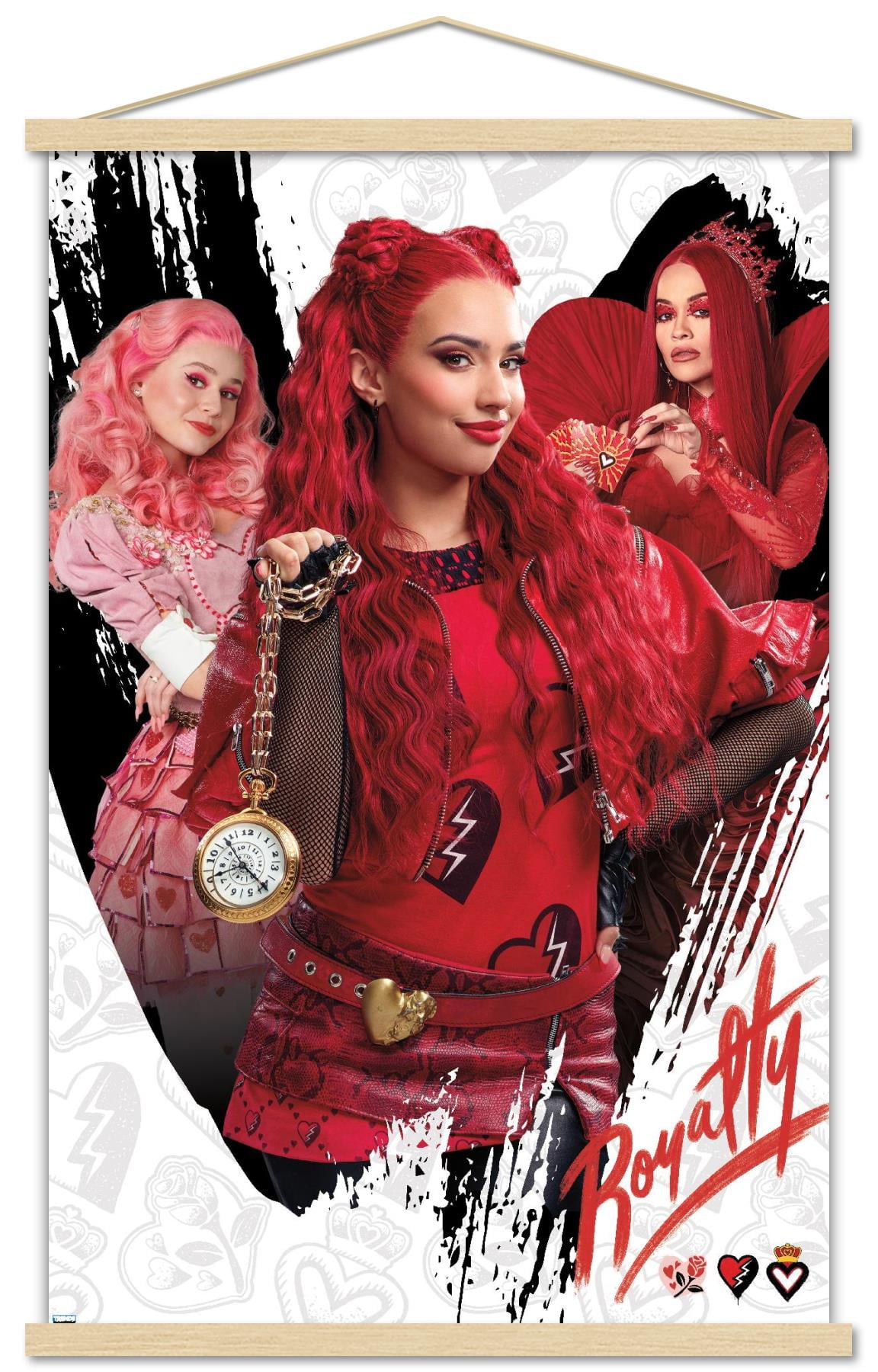 Disney Descendants: The Rise of Red - Royalty Wall Poster with Magnetic ...