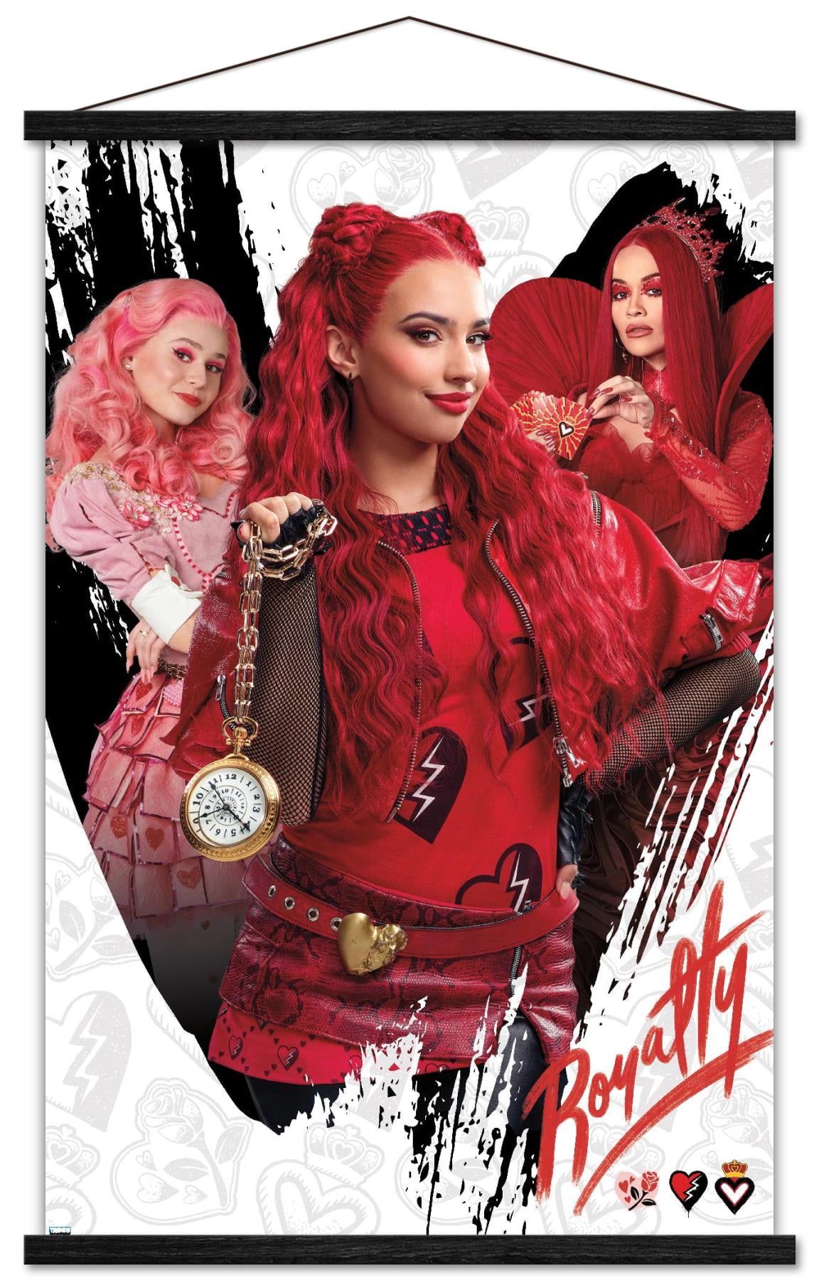 Disney Descendants: The Rise of Red - Royalty Wall Poster with Magnetic ...